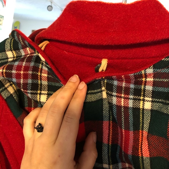 Pendleton | Jackets & Coats | Vintage 7s Lobo By Pendleton Red Wool Coat | Poshmark